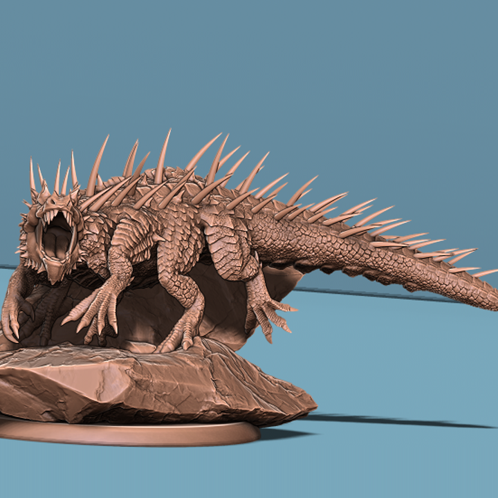 3D Printable Basilisk by Little Shop of Sigil
