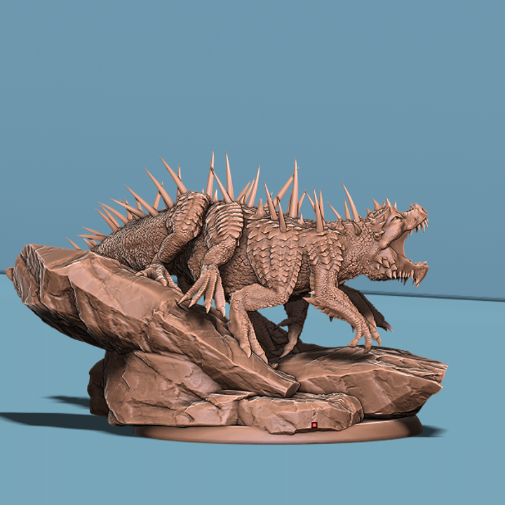 3D Printable Basilisk by Little Shop of Sigil