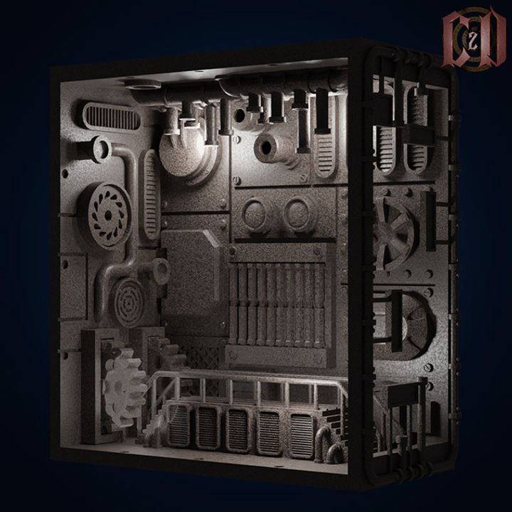 3D Printable Chamber_Engine Room by C2Dwellers