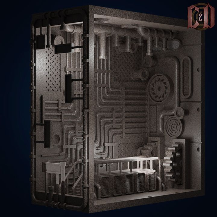 3D Printable Chamber_Engine Room by C2Dwellers