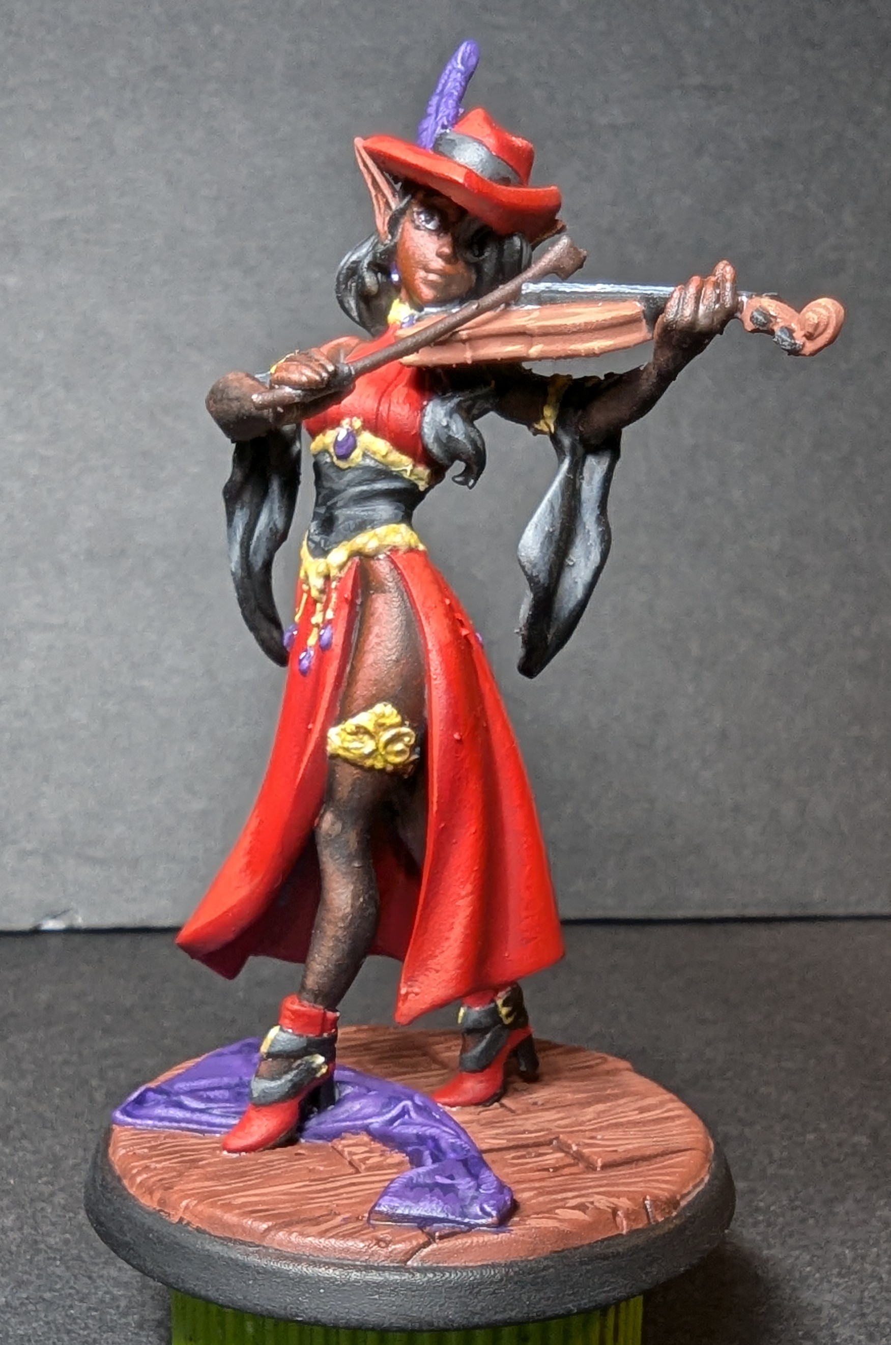 3D Printable Silv the Bard - reforged (+variant) by Twin Goddess Miniatures