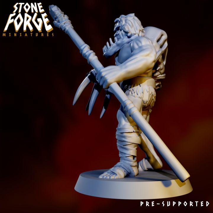 3D Printable Rock Clan Warrior by Stone Forge