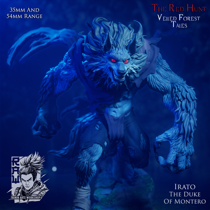 3D Printable Irato - Alpha Reaper Werewolf by Ronin Arts Workshop