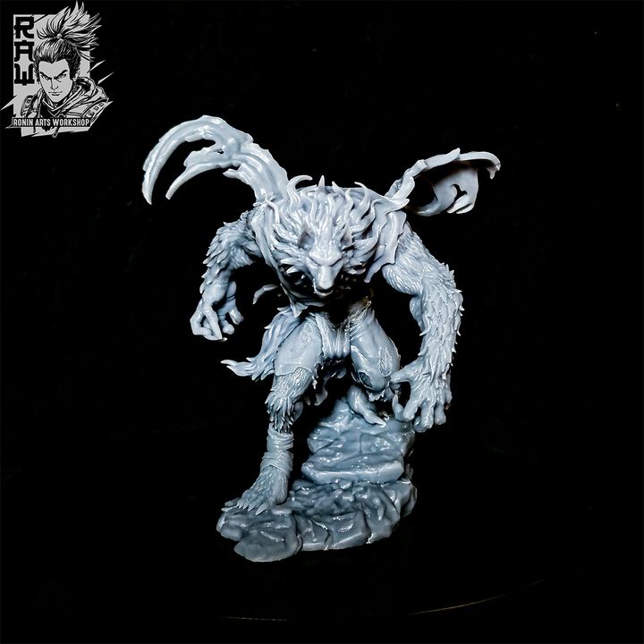 3D Printable Irato - Alpha Reaper Werewolf by Ronin Arts Workshop