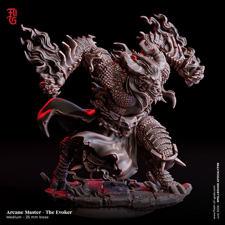 3D Printable Flesh Of Gods - July/2024 - Spellbound Apocalypse by Flesh ...