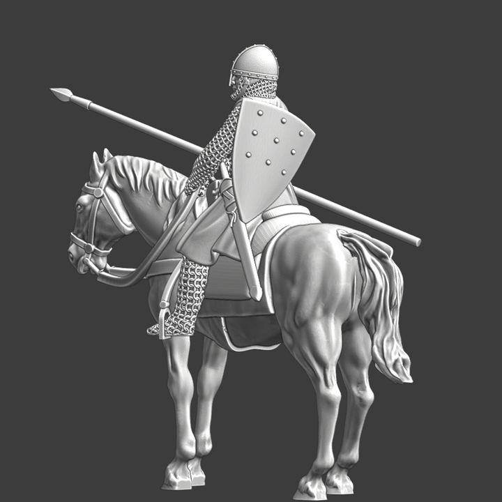 3D Printable Mounted Norman Knight - With spear by Northern Crusades ...