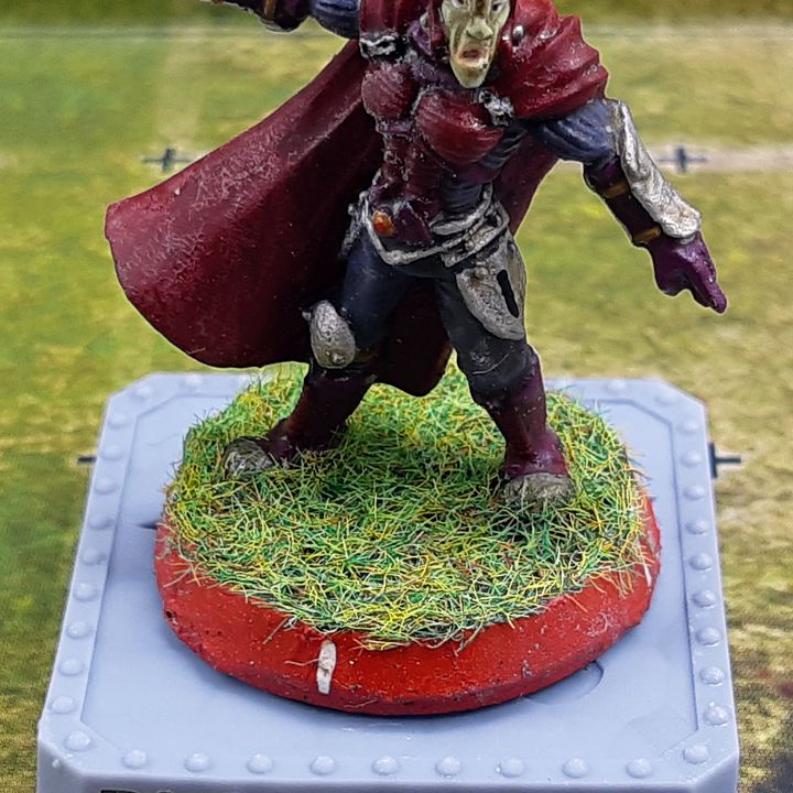 3D Printable Bloodlusted Blood Bowl Status Tile Token by Vergond