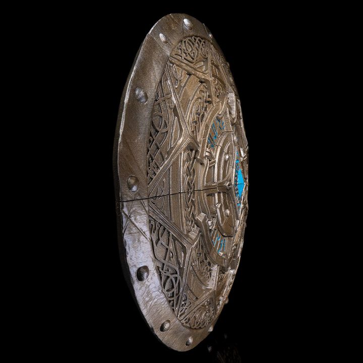 3D Printable Freya's Shield by Stlflix