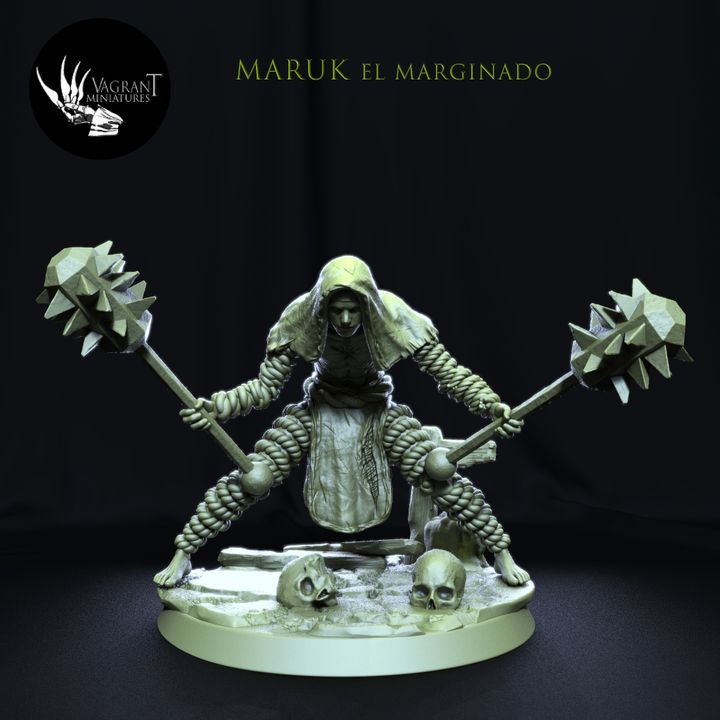 3D Printable Maruk El Marginado by Vagrant Miniatures
