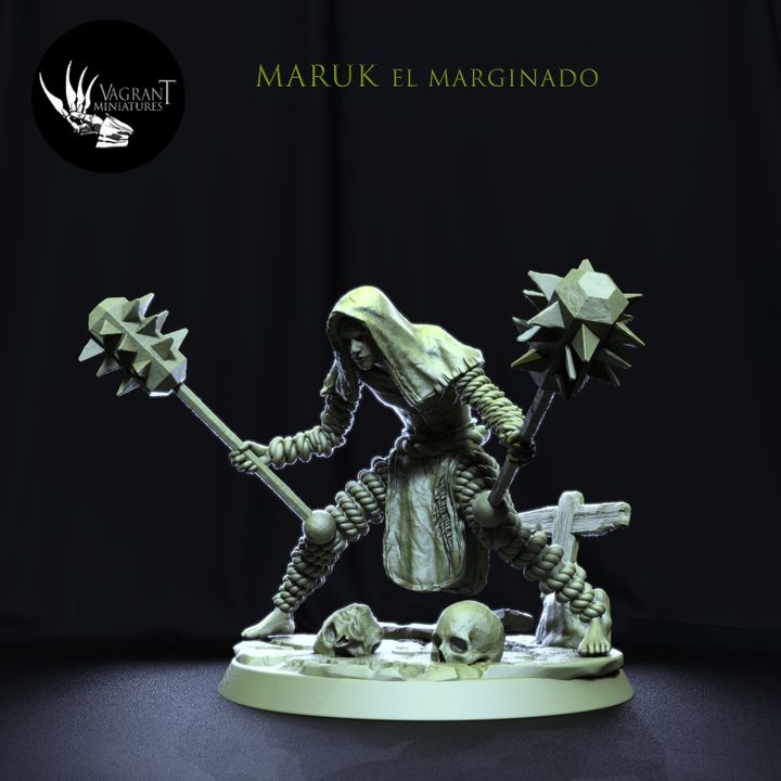 3D Printable Maruk El Marginado by Vagrant Miniatures