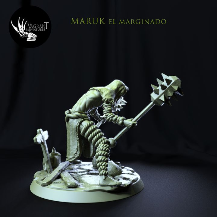 3D Printable Maruk El Marginado by Vagrant Miniatures
