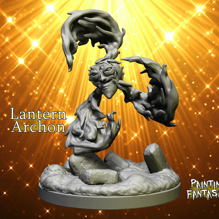 3D Printable Lantern Archon by Studio Fantasms