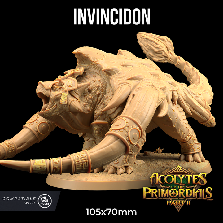 3D Printable Invincidon | PRESUPPORTED | Acolytes of The Primordials Pt ...