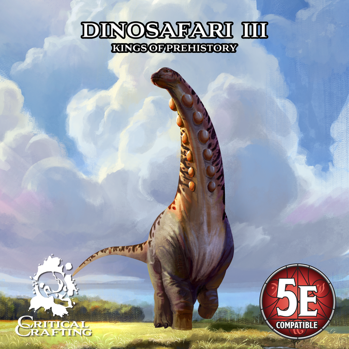 3D Printable Dinosafari III - Kings of Prehistory by Dillon Olney