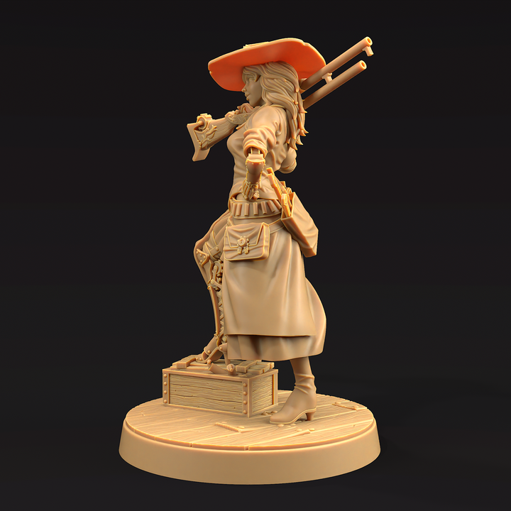 3D Printable Miss Bell | PRESUPPORTED | Shadows Over Silver Creek by ...