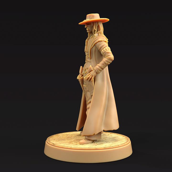 3D Printable Vampire Gunslinger | PRESUPPORTED | Shadows Over Silver ...