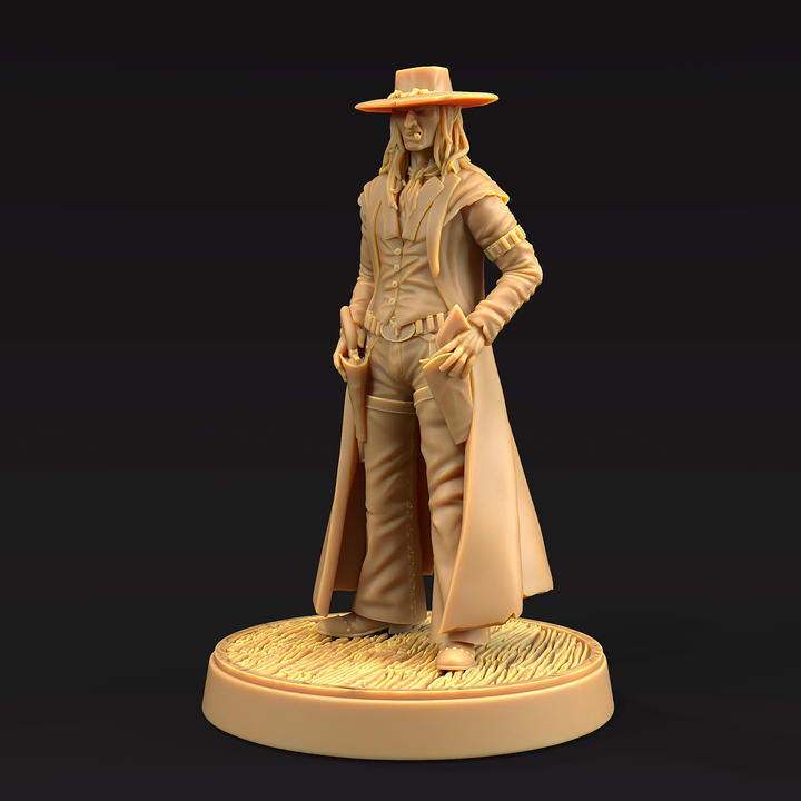 3D Printable Vampire Gunslinger | PRESUPPORTED | Shadows Over Silver ...