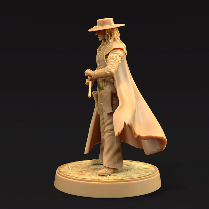 3D Printable Vampire Gunslinger | PRESUPPORTED | Shadows Over Silver ...