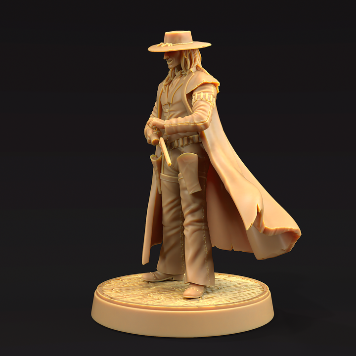 3D Printable Vampire Gunslinger | PRESUPPORTED | Shadows Over Silver ...