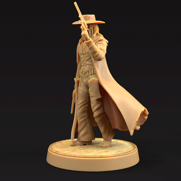 3D Printable Vampire Gunslinger | PRESUPPORTED | Shadows Over Silver ...