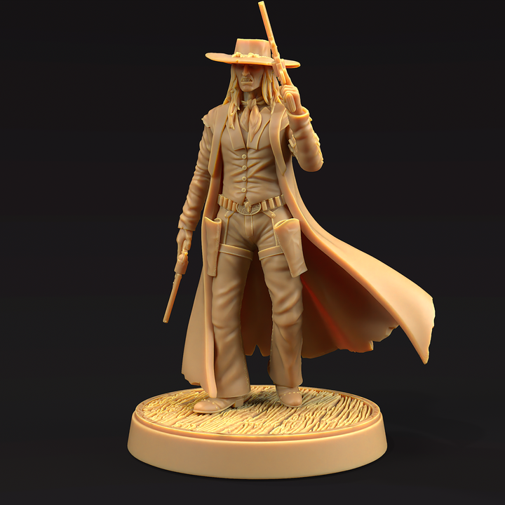 3D Printable Vampire Gunslinger | PRESUPPORTED | Shadows Over Silver ...