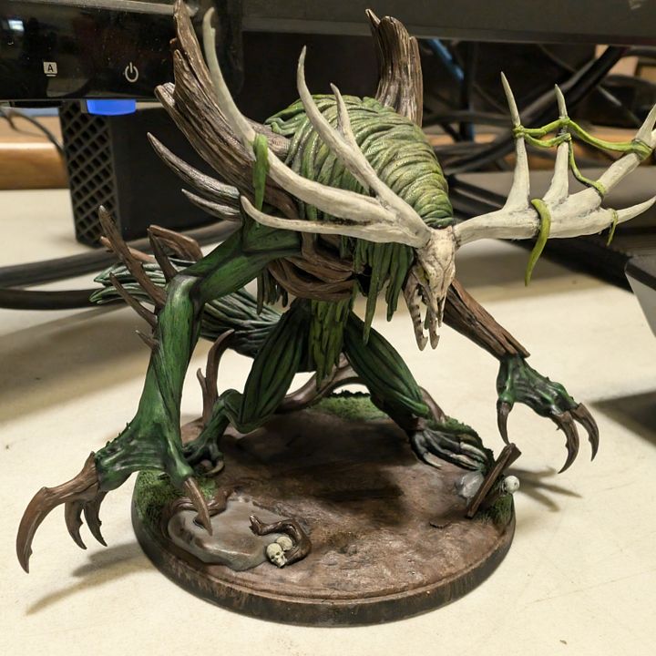3D Print of Wendigo Ancient | PRESUPPORTED | Shadows Over Silver Creek ...