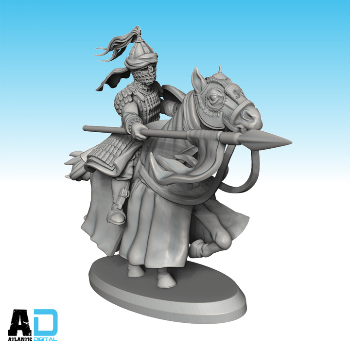3D Printable Egyptian Mamluk Cavalry 1221-1260 by Wargames Atlantic