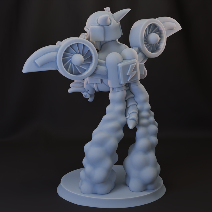 3D Printable Kobold Dragonfly Drop Trooper leader by The Cackling ...