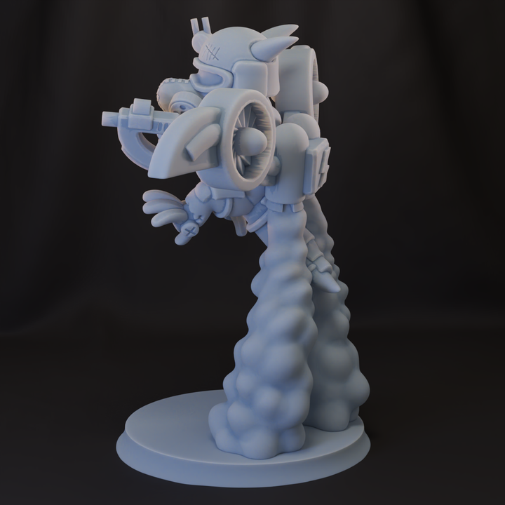 3D Printable Kobold Dragonfly Drop Trooper leader by The Cackling ...