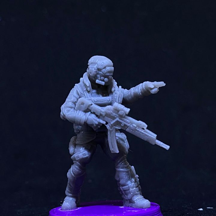 3D Printable PAPZ INDUSTRIES PMC KILL TEAM ALPHA SQUAD by PAPSIKELS ...