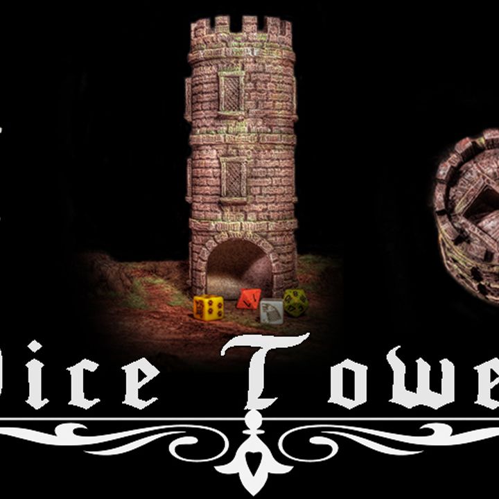 3D Printable Medieval Dice Tower by Crosslances