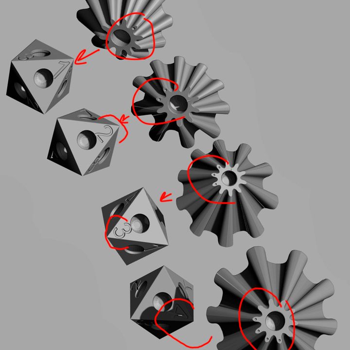 3D Printable Magic Gear Box by Sergeant Hammer