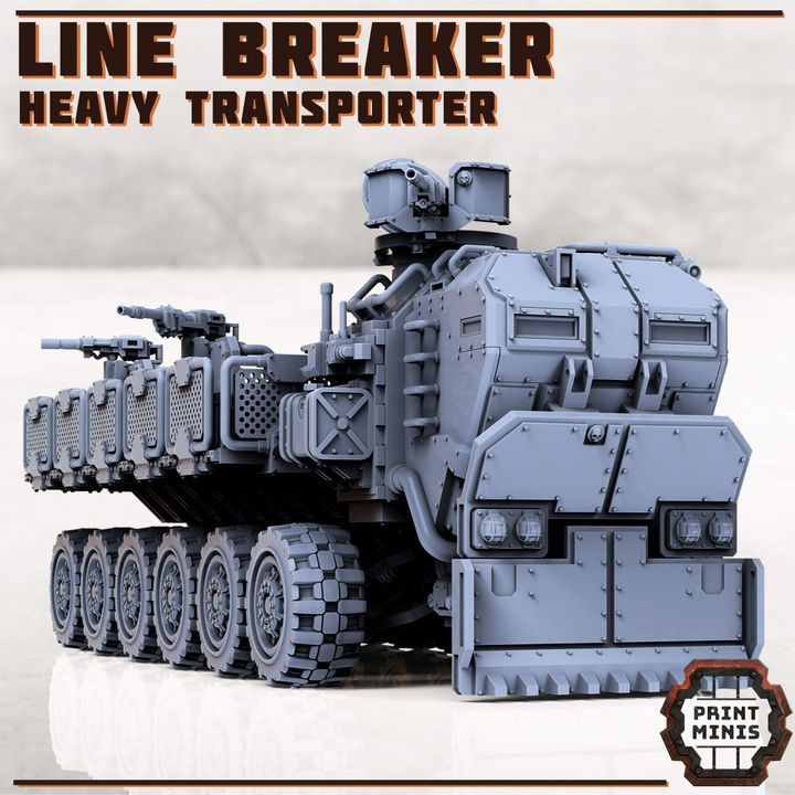 3D Printable Colossus Hauler Ultimate Kit by Print Minis
