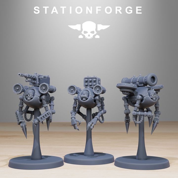 3D Printable Scavenger Drones by Station Forge
