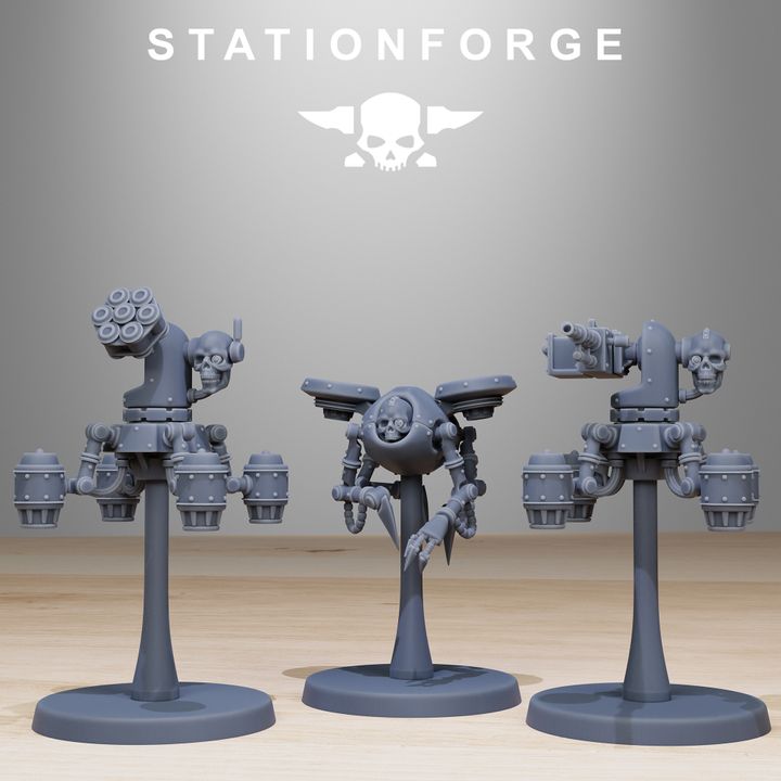 3D Printable Scavenger Drones by Station Forge
