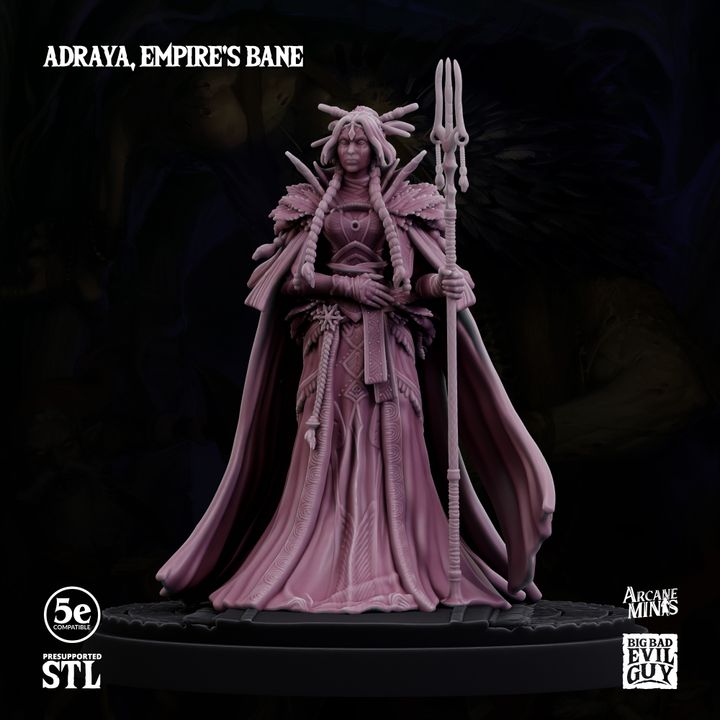3D Printable Adraya, Empire's Bane - Complete Bundle by Big Bad Evil Guy