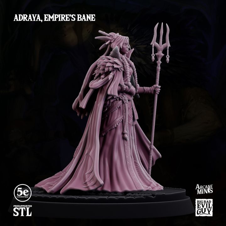 3D Printable Adraya, Empire's Bane - Complete Bundle by Big Bad Evil Guy