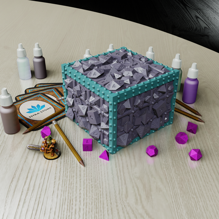 3D Printable Dice prison organizer by Crosslances