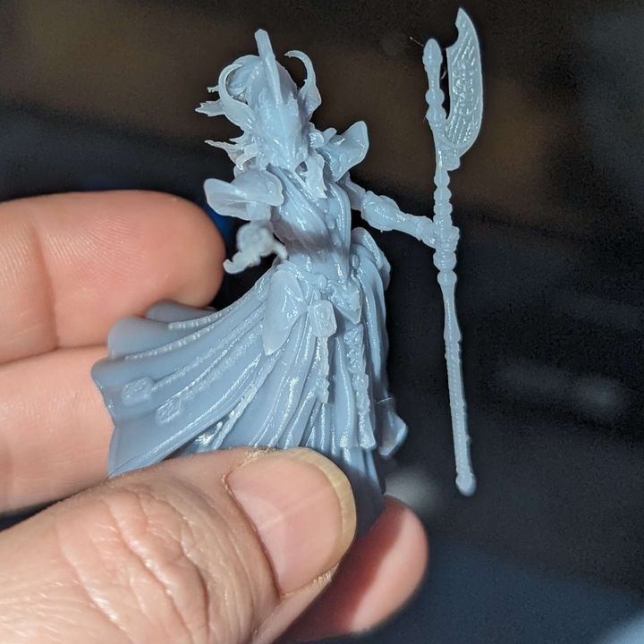 3D Printable Space Elf Wizard by 3DArtGuy