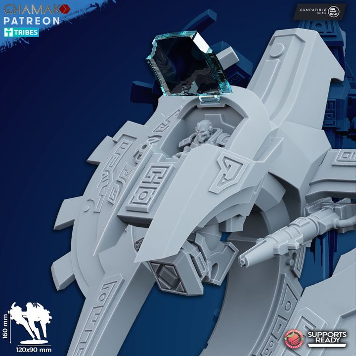 3D Printable Moonship by Ghamak