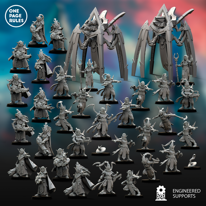 3D Printable High Elf Fleets - Release #5 by One Page Rules