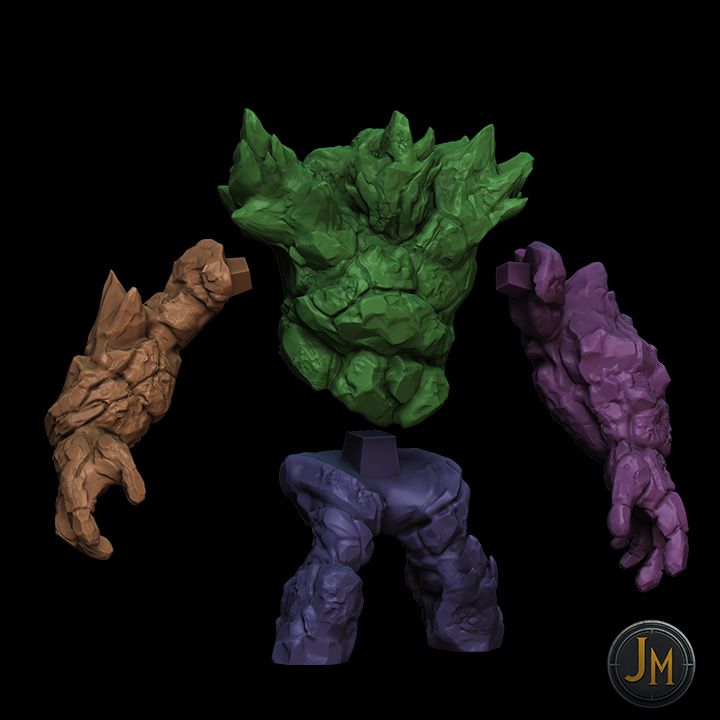 3D Printable Stone Elemen by Jandro Marquez
