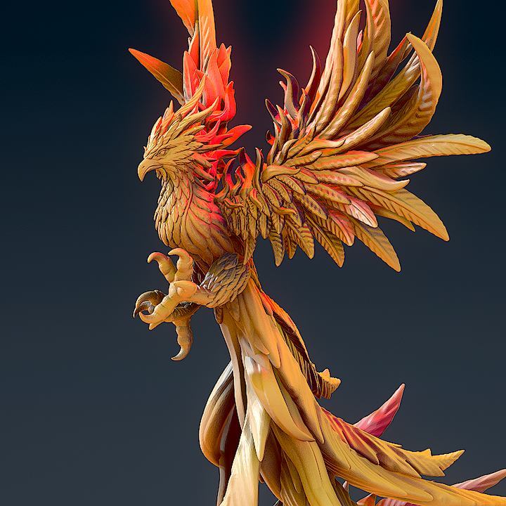 3D Printable Phoenix by MiniShev