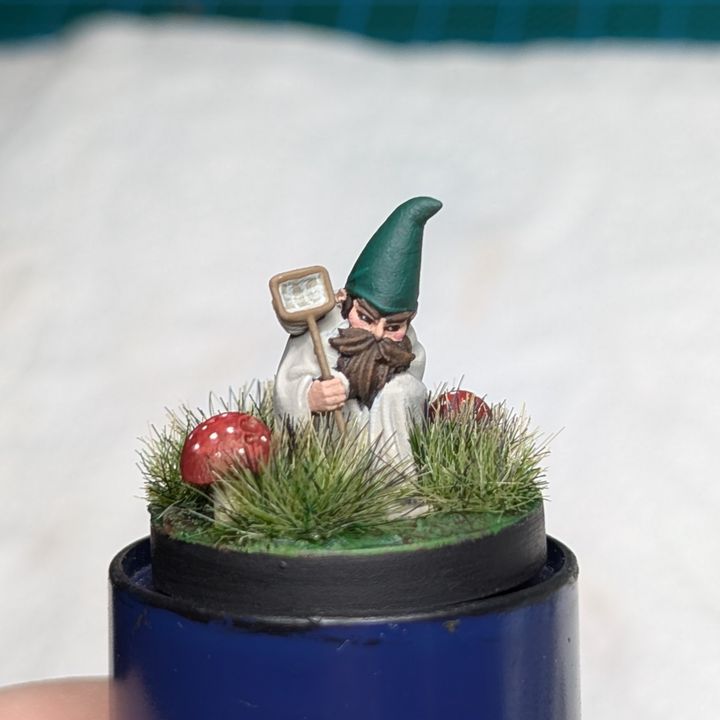 3D Print of Tiny Green Mall Wizard by Greenboii