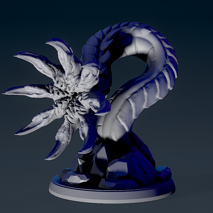 3D Printable Giant Worm by MiniShev