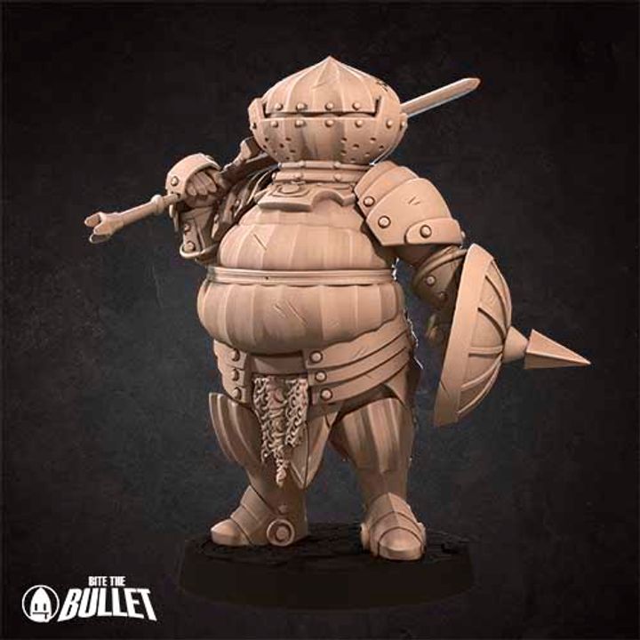 3D Printable Cry, the Onion Knight by Bite the Bullet