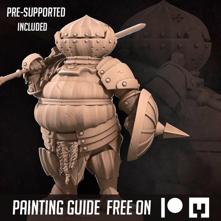 3D Printable Cry, the Onion Knight by Bite the Bullet