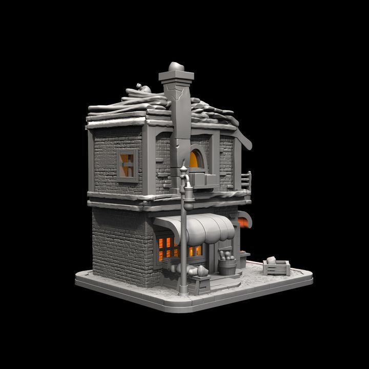 3D Printable IDP02S05 Wraith's House :: Iridium Places 2 :: Black ...