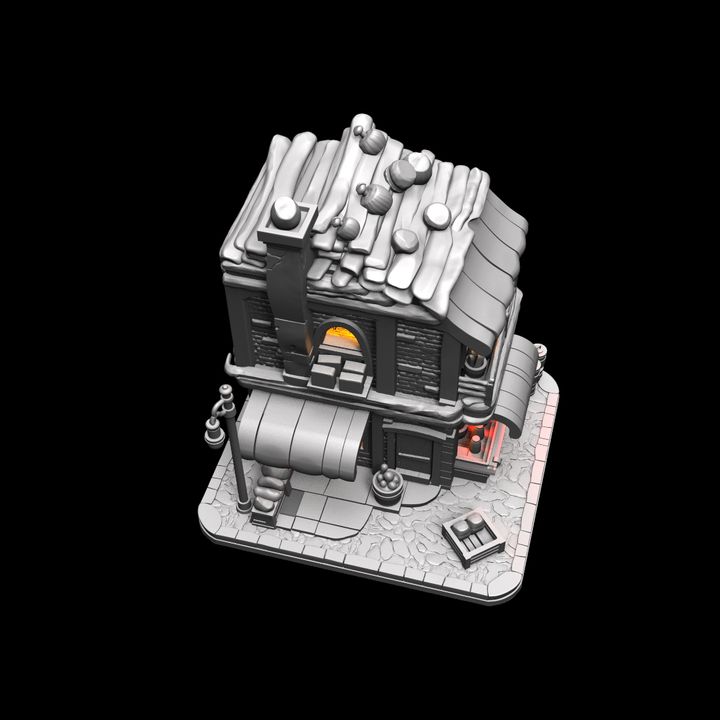 3D Printable IDP02S05 Wraith's House :: Iridium Places 2 :: Black ...