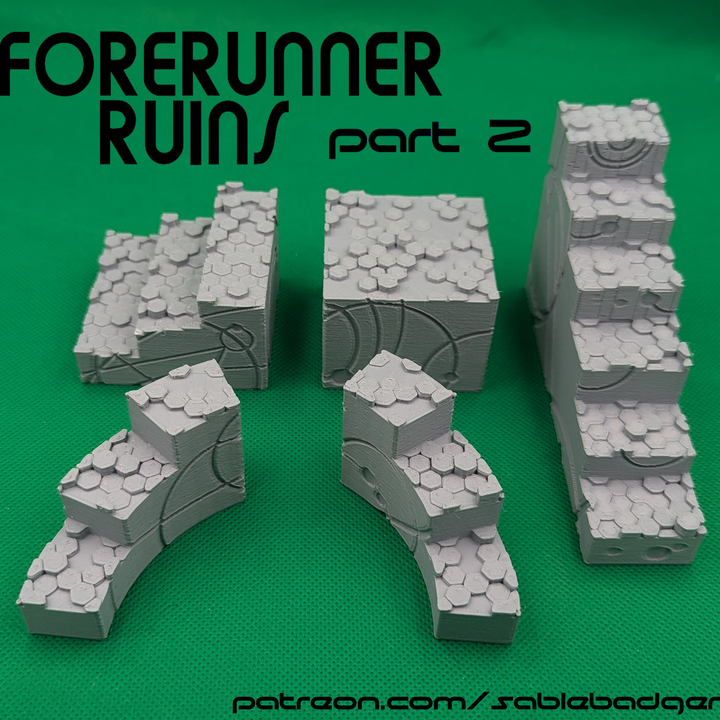 3D Printable Forerunner Ruins - Mysterious Alien Terrain for Tabletop ...